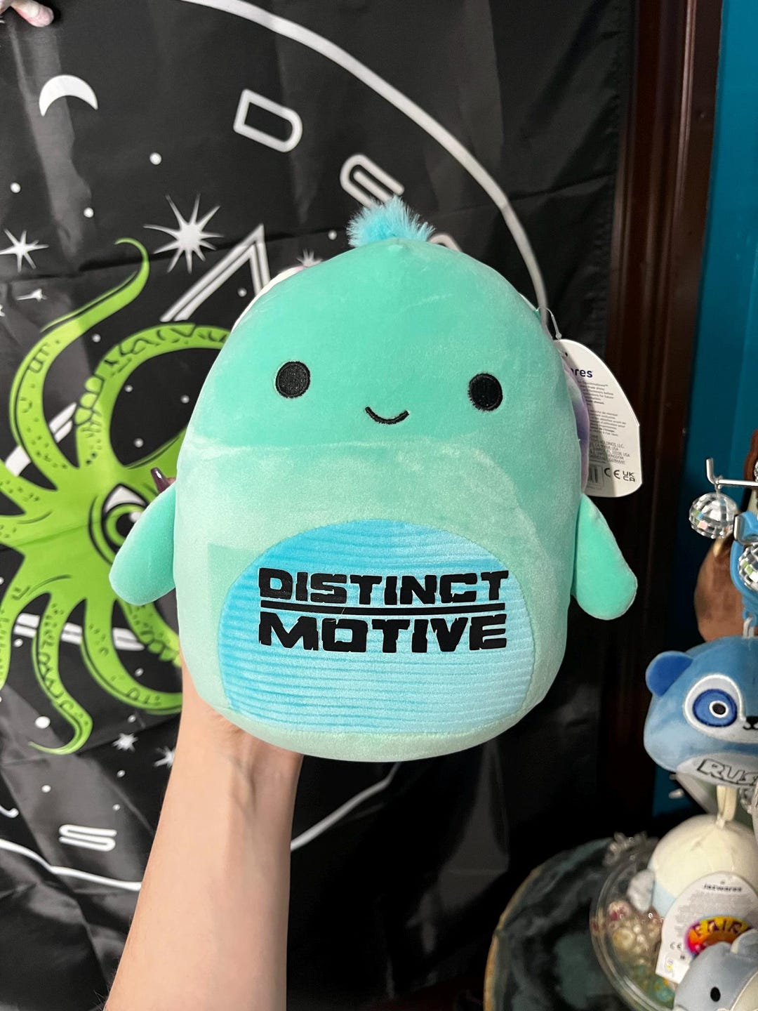 Distinct Motive Custom Squishmallow, 7" Cascade the Teal Turtle - Etsy