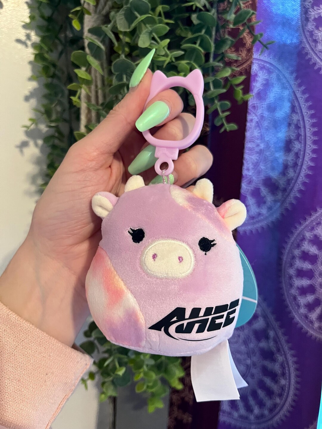 Ahee Custom Squishmallow, 3" Suri the Cow Keychain Clip - Etsy