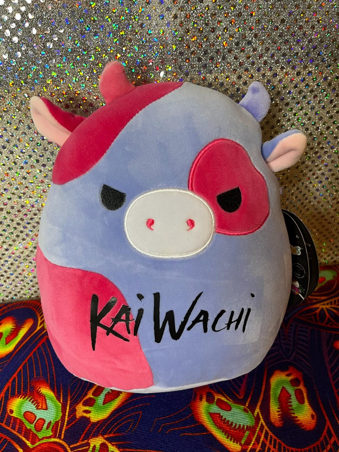Kai Wachi Custom Squishmallow, 8" Sue the Cow - Etsy