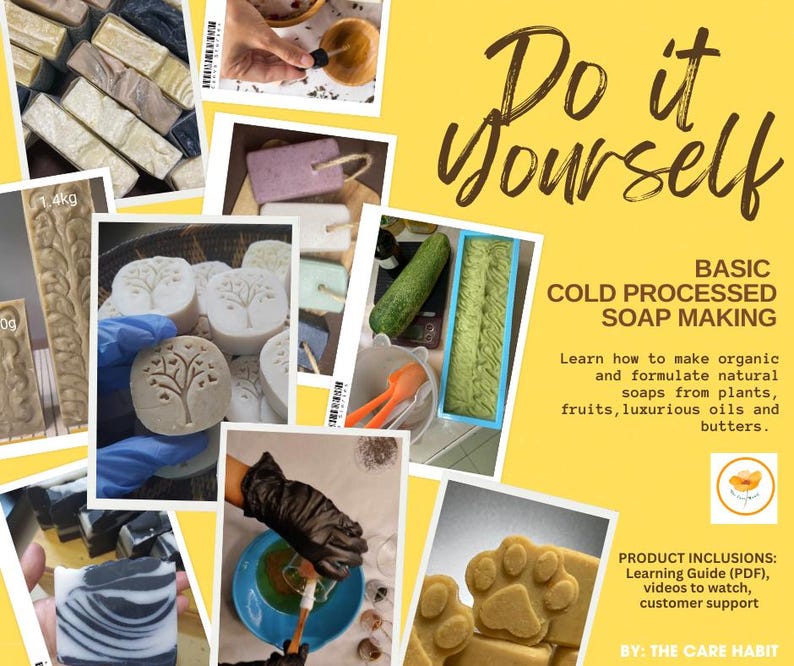 DIY Cold Process Soap Making Guide UPDATED (PDF Download) - Etsy