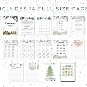 1st & 2nd Grade December Learning Menu - Etsy