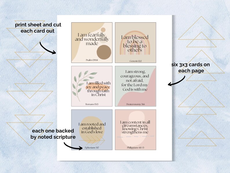 Boho Affirmation Cards: A Daily Dose of Divine Inspiration - Etsy