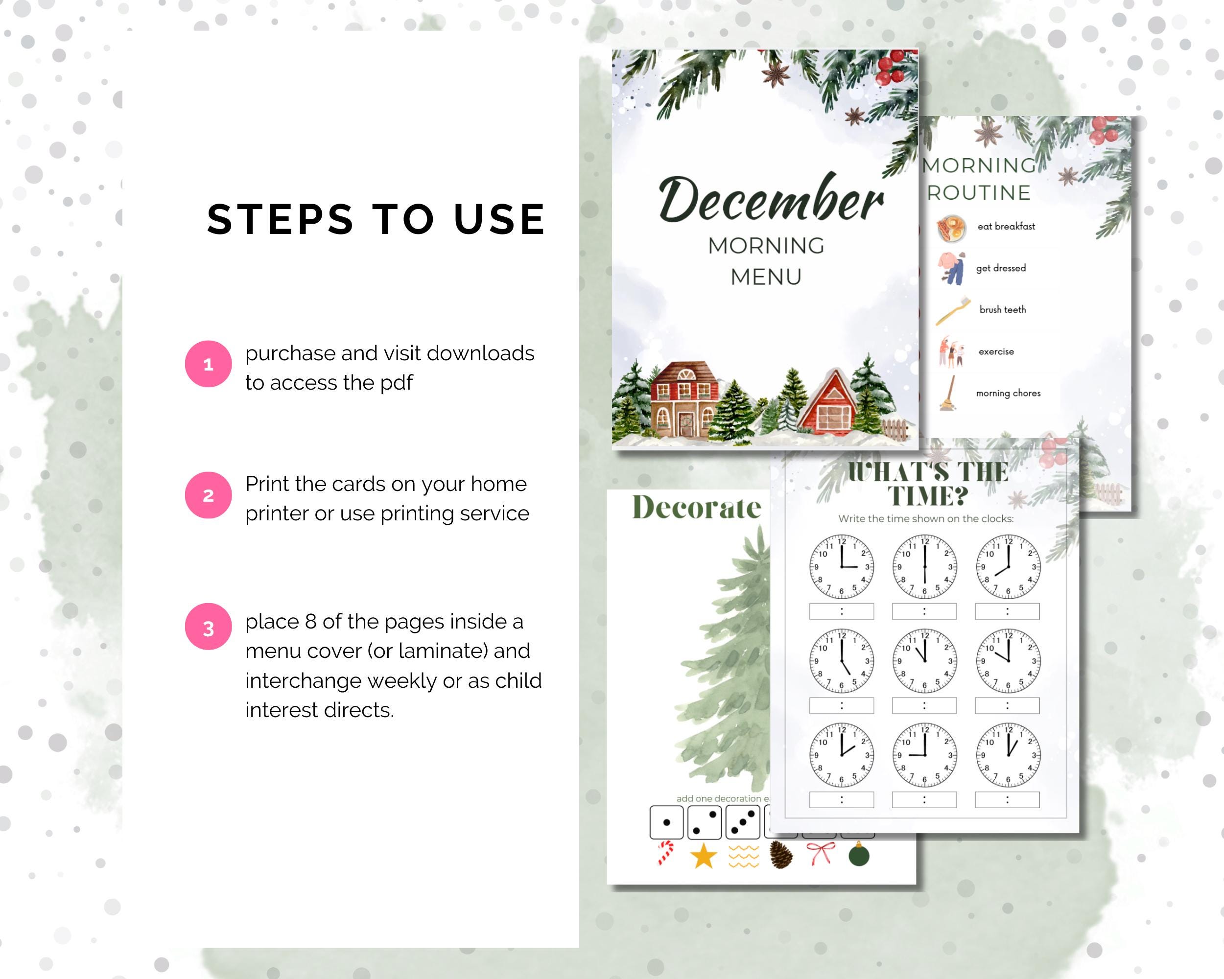 1st & 2nd Grade December Learning Menu - Etsy