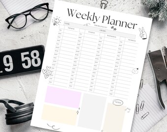 Distance Learning Schedule Template, Homeschool Schedule, Daily ...