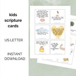 3x3 Kids Bible Memory Cards Printable - Etsy