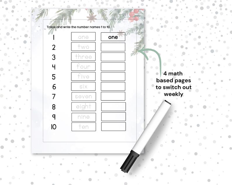 1st & 2nd Grade December Learning Menu - Etsy