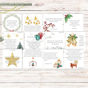 Christmas Bible Verse Memory Cards, Advent Activity, Homeschool ...
