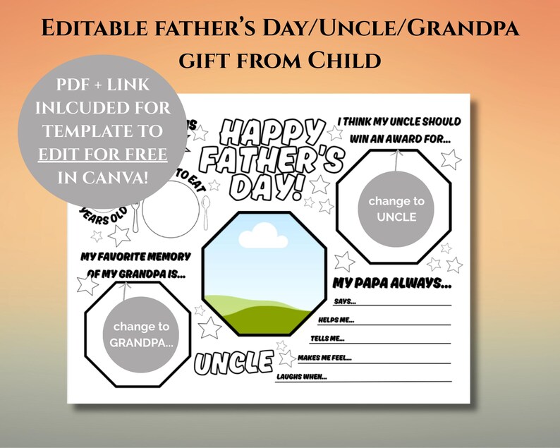 All About My Dad Questionnaire, Father's Day Craft, Father's Day ...