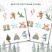 Winter Themed Matching Cards & Memory Game / Learn the Seasons ...