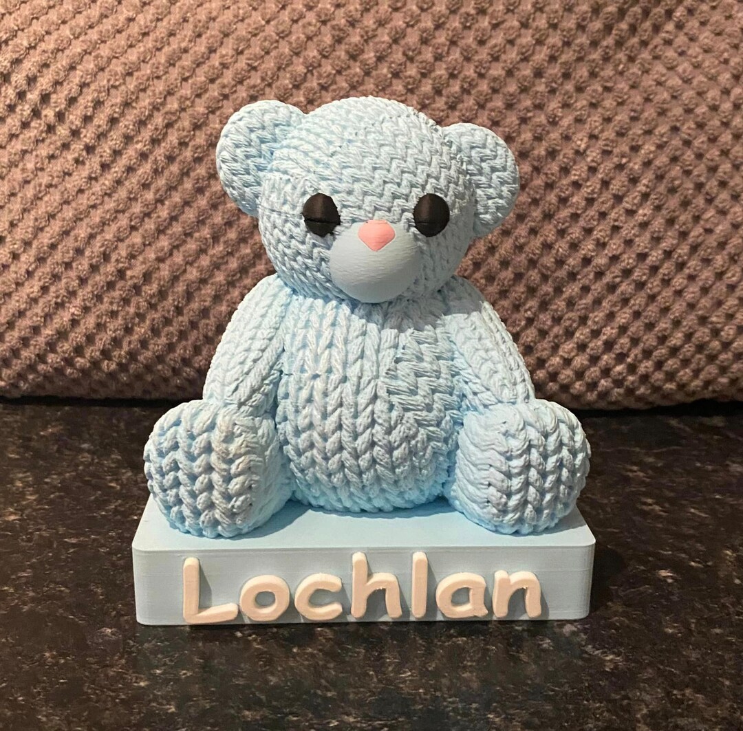 Custom 3D Printed Teddy - Etsy