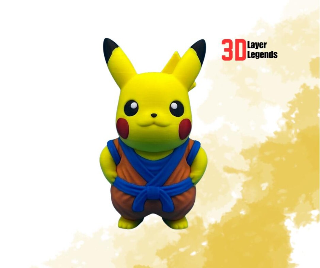 Pikachu Dragon Ball Figurine - Etsy