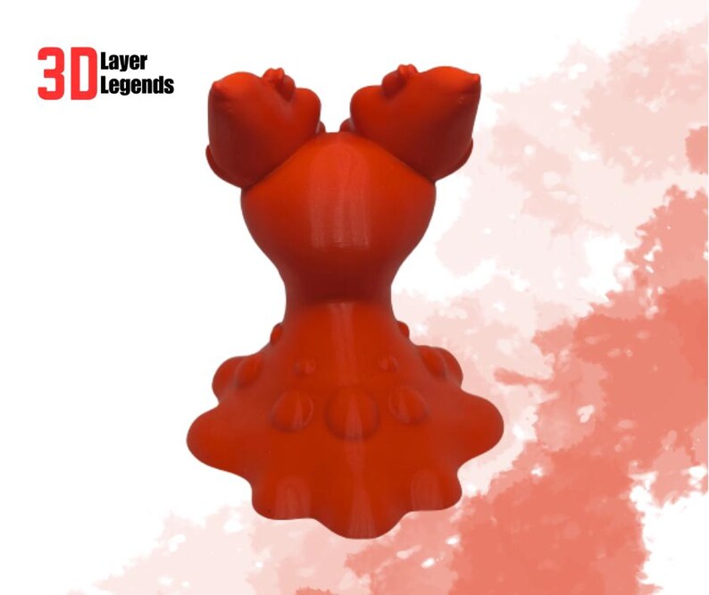 3D Printed Slugma - Etsy
