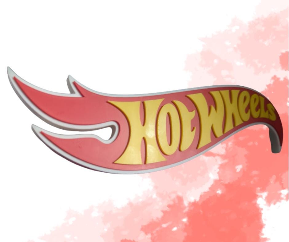 Hot Wheels Wall Sign - Etsy
