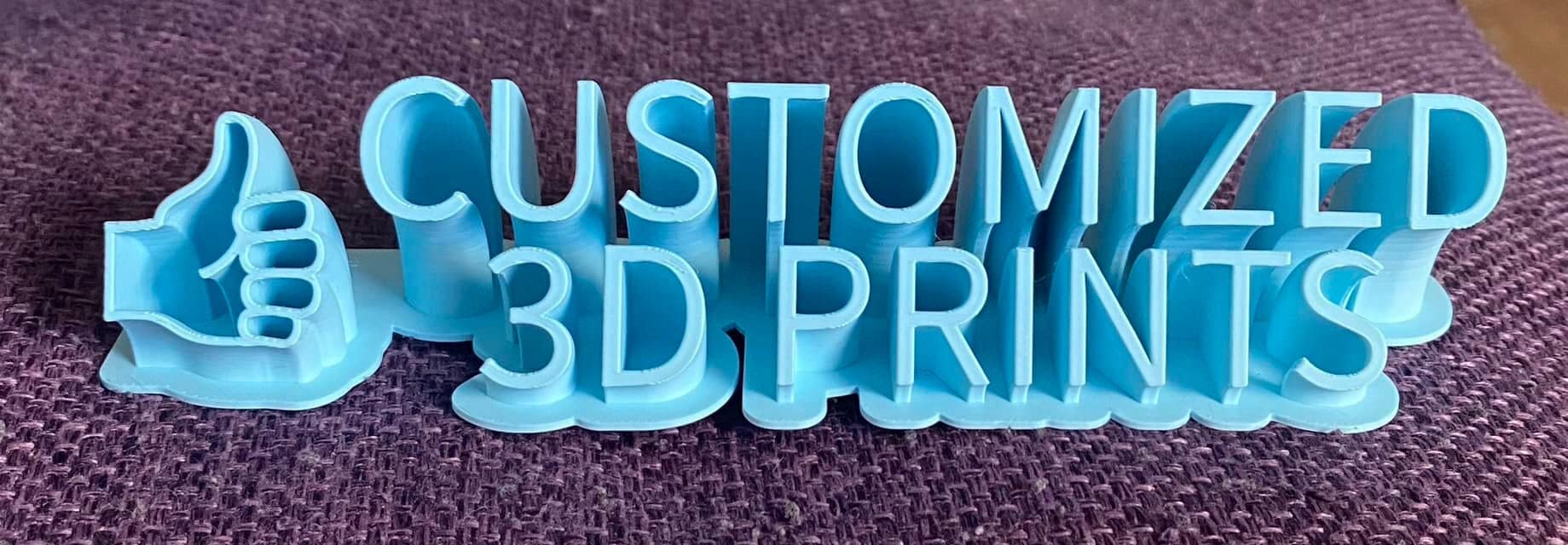 Custom 3D Printed Desk Sign - Etsy UK