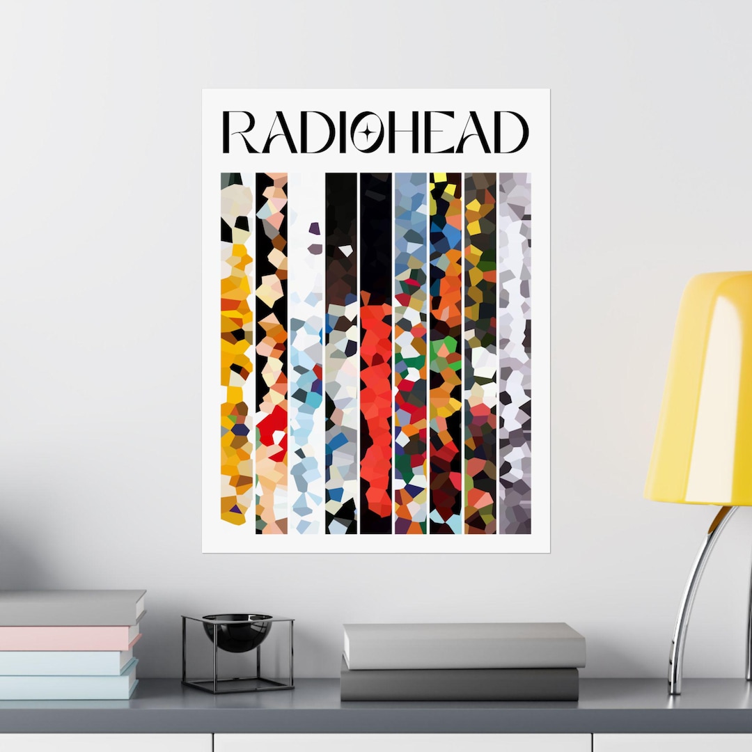 Radiohead Albums Poster | Radiohead Art Print | Music Lover Poster ...