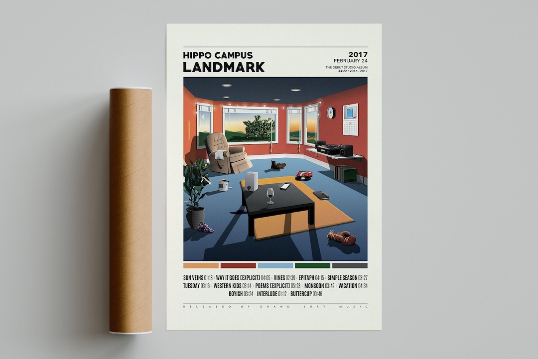 Hippo Campus Posters / Landmark Poster / Album Cover Poster / Poster ...