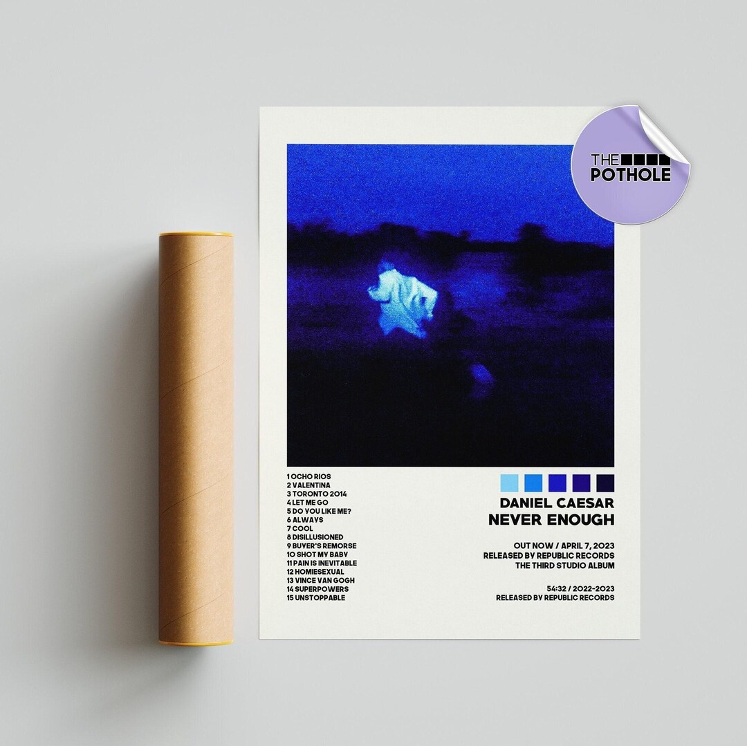 Daniel Caesar Posters, Never Enough Poster, Daniel Caesar, Never Enough ...