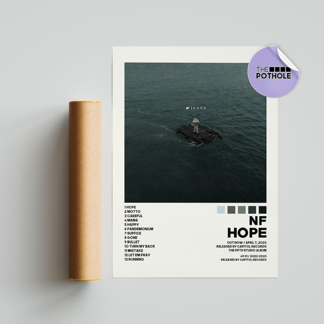 NF Posters, Hope Poster, NF, Hope, Album Cover Poster, Poster Print ...