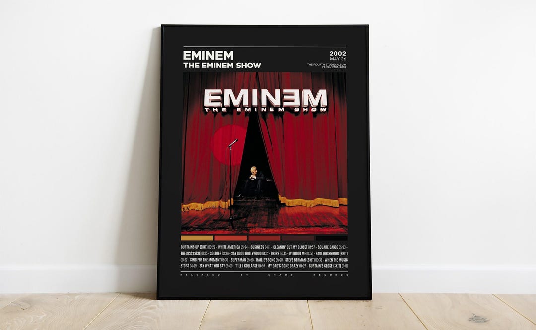 Eminem Posters / the Eminem Show Poster, Album Cover Poster Poster ...