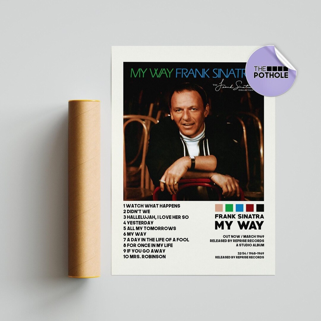 Frank Sinatra Posters / My Way Poster / Album Cover Poster, Poster ...