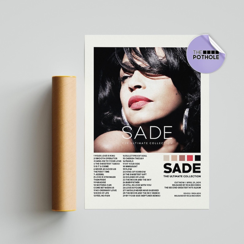 Sade Posters / the Ultimate Collection Poster, Sade, the Ultimate, Album Cover Poster, Poster ...
