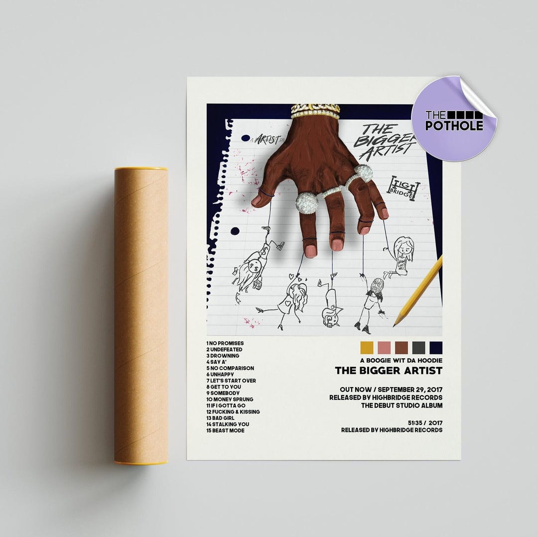 A Boogie Wit Da Hoodie Posters / the Bigger Artist Poster, Album Cover ...