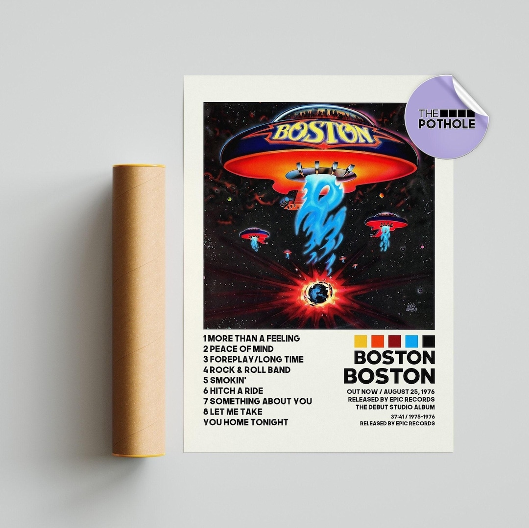 Boston Posters / Boston Poster, Album Cover Poster, Poster Print Wall ...