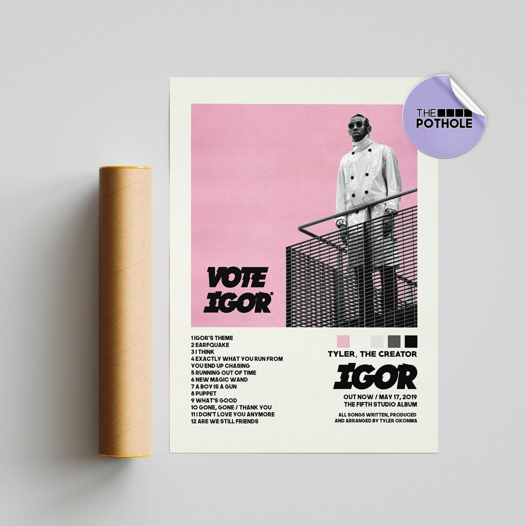 Tyler, the Creator / Vote Igor Poster / Album Cover Poster Photo Poster ...