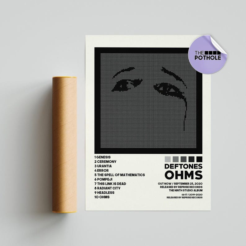 Deftones Posters / Ohms Poster, Album Cover Poster, Print Wall Art ...
