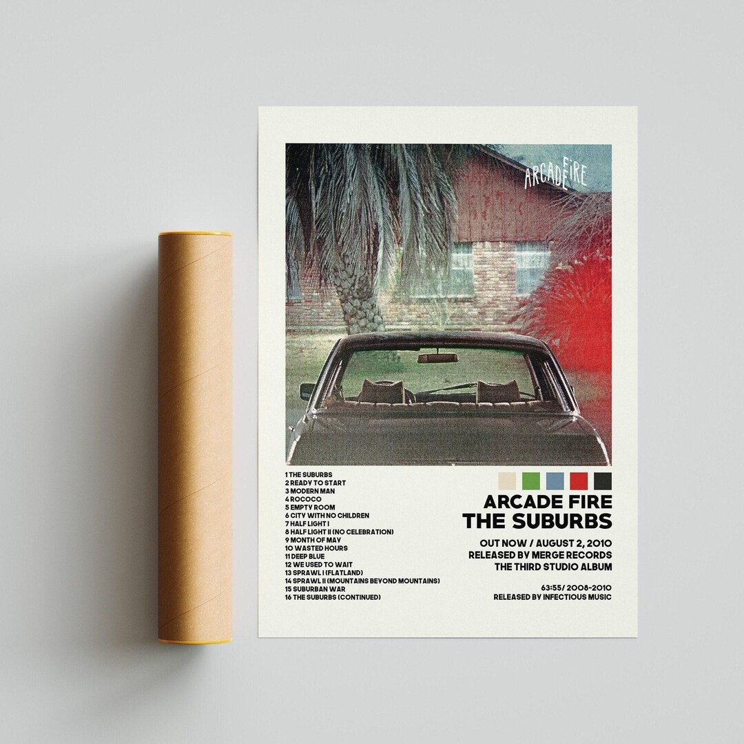 Arcade Fire Posters / the Suburbs Poster, Album Cover Poster, Poster ...