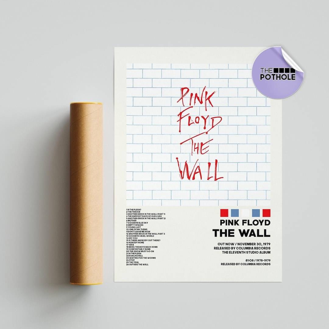 Pink Floyd Posters / the Wall Poster, Pink Floyd, the Wall, Album Cover ...