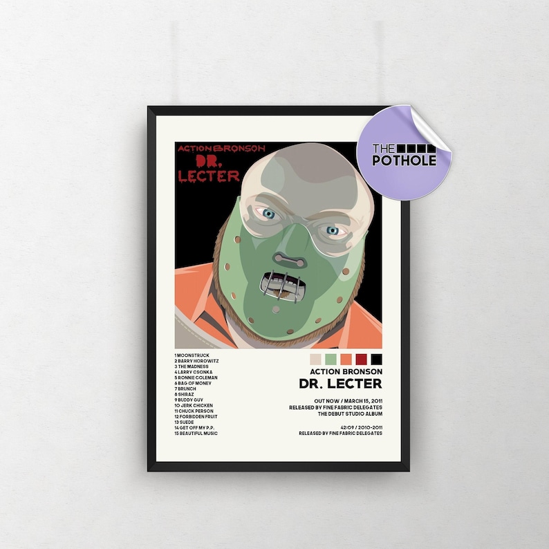 Action Bronson Posters / Dr. Lecter Poster / Action Bronson, Dr. Lecter ...