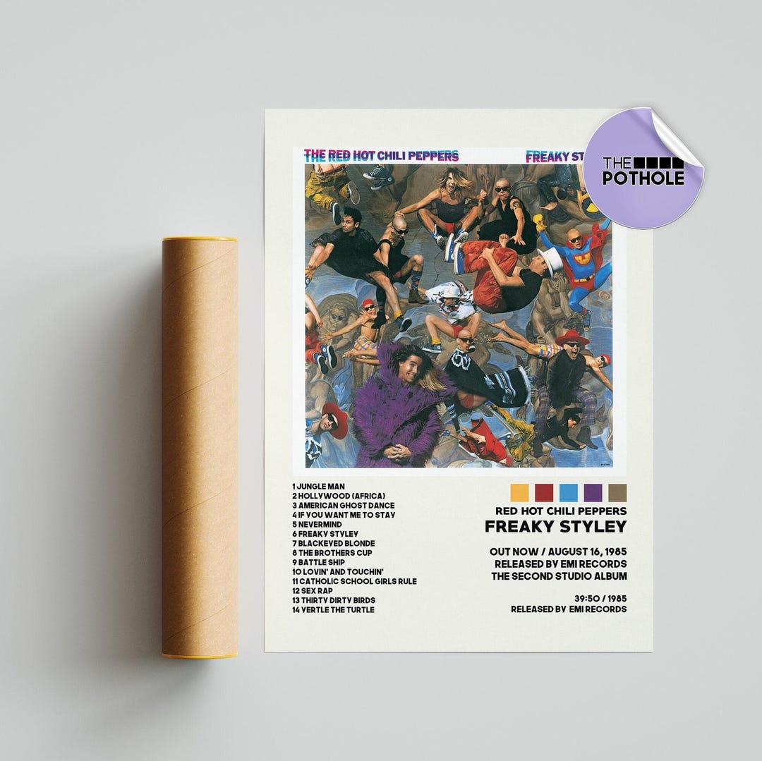 Red Hot Chili Peppers Posters / Freaky Styley Poster, Tracklist Album ...