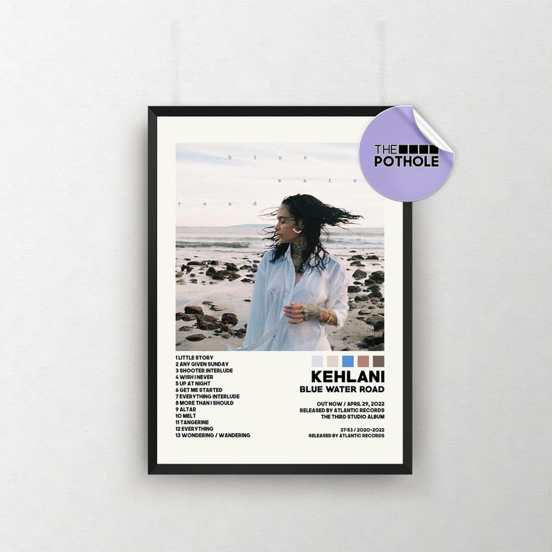 Kehlani Posters / Blue Water Road Poster / Album Cover Poster, Poster ...