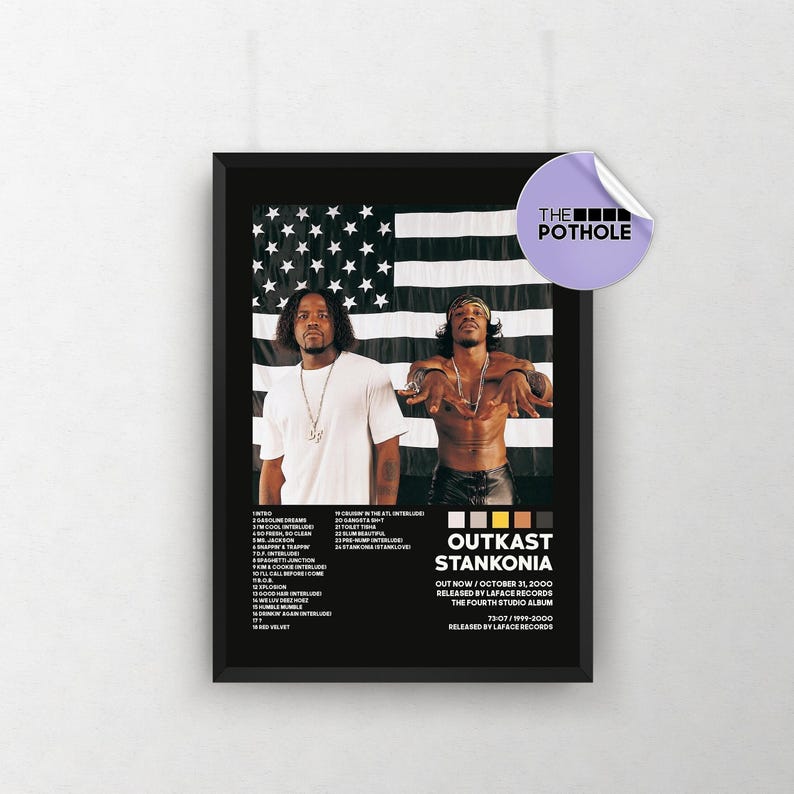 Outkast Posters / Stankonia Poster / Album Cover Poster / Tracklist ...