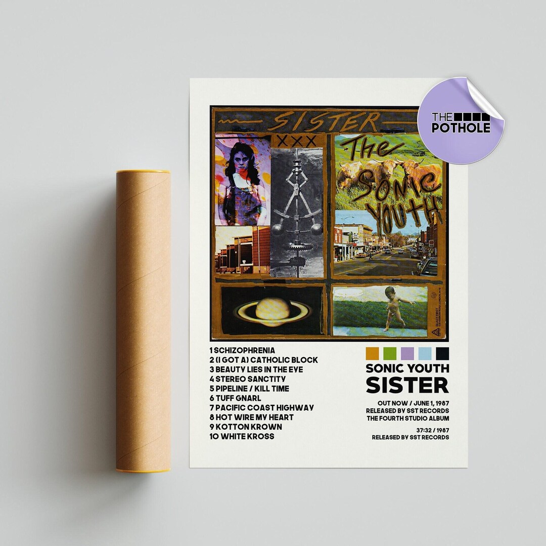 Sonic Youth Posters, Dirty Poster, Sonic Youth, Dirty, Album Cover ...