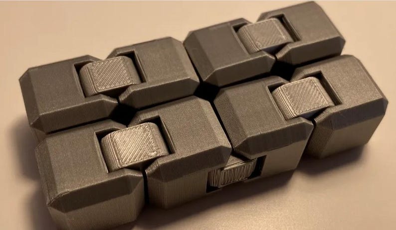 Infinity Cube: 3D Print STL File - Etsy