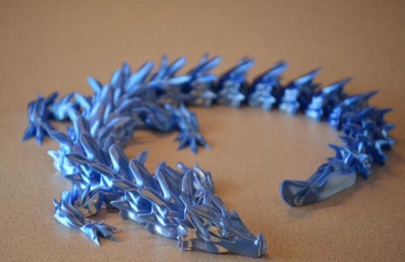 Dragon Fidget: 3D Print STL File - Etsy