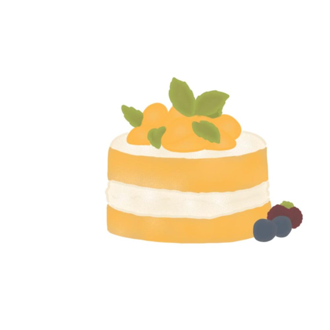 Mango Cake - Etsy