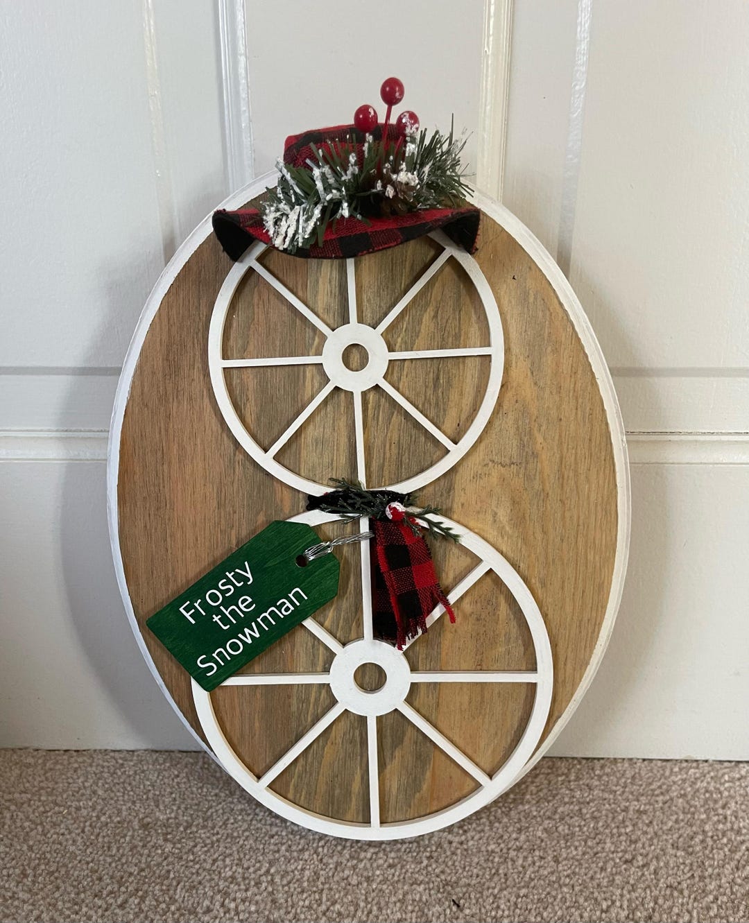 Wooden Frosty the Snowman Sign - Etsy