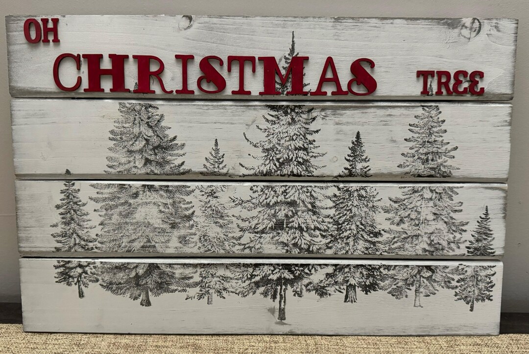 Oh Christmas Tree Wood Sign - Etsy