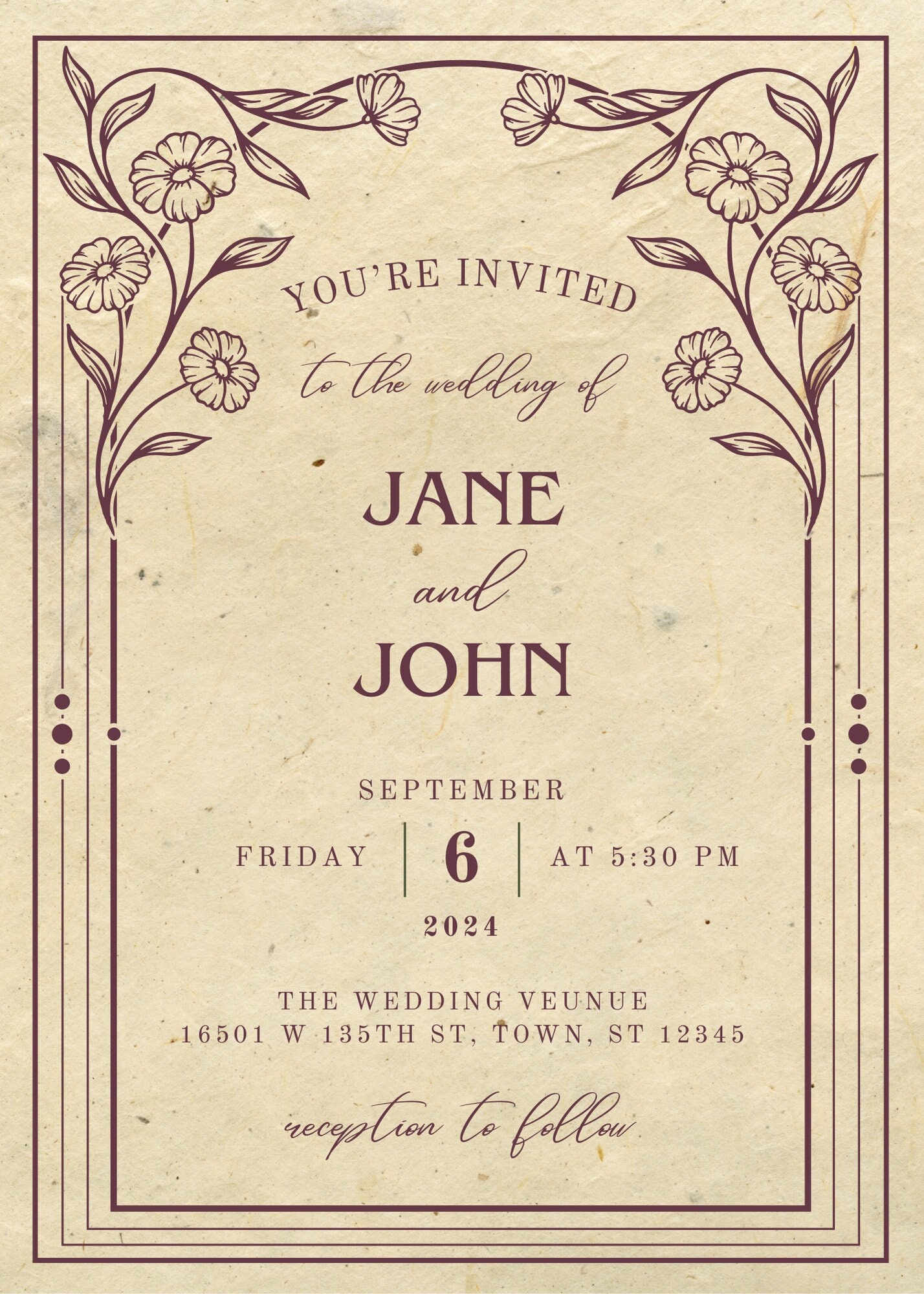 Fairytale Storybook Wedding Invitation - Etsy