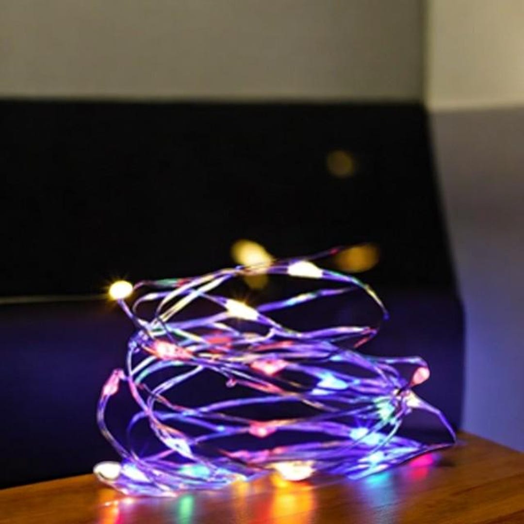 RGB Copper Wire Fairy Lights Battery-powered LED String Lights 2m, 3m ...