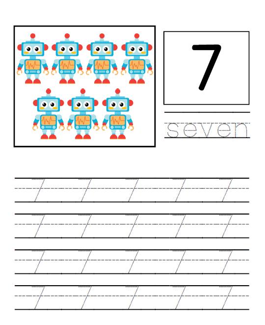 Kindergarten Number Workbook - Etsy