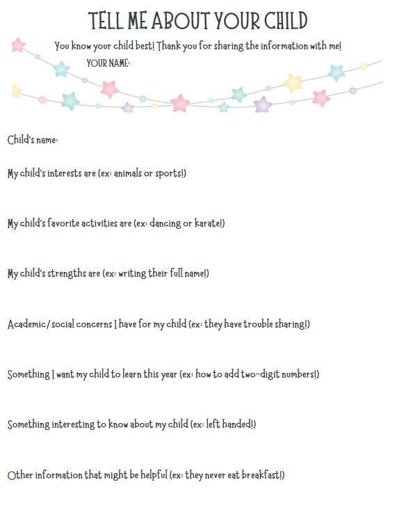 Welcome Students Parents Worksheet - Etsy