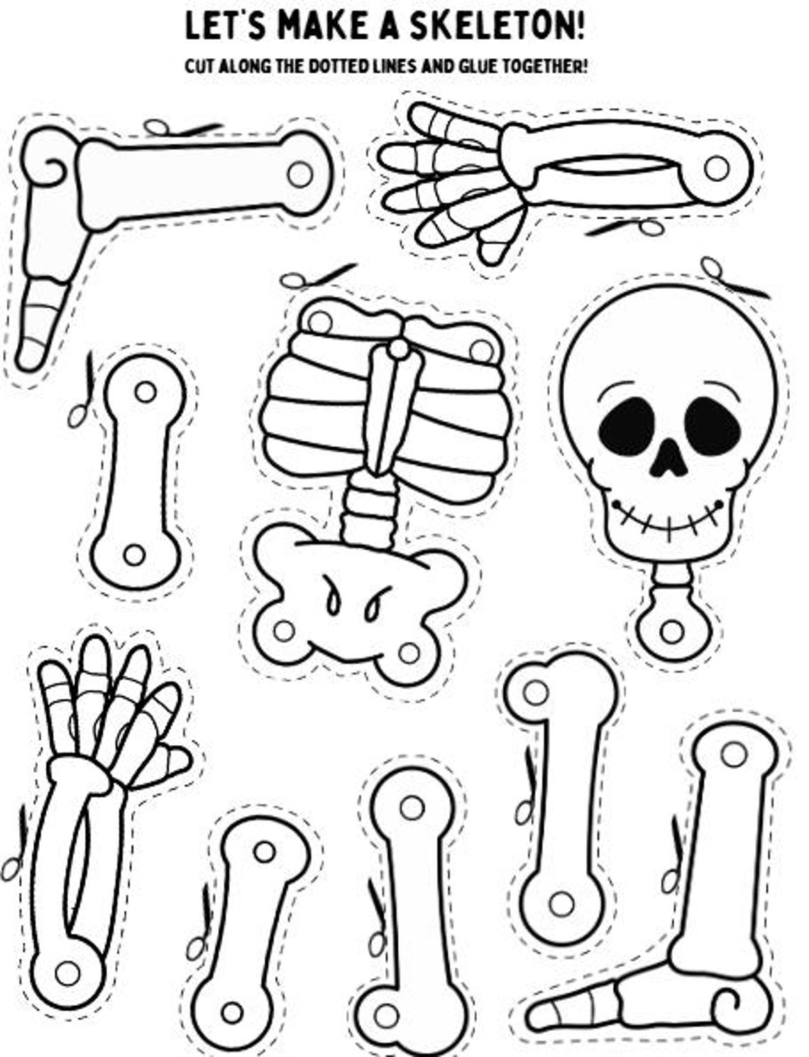 Make A Skeleton Craft Etsy