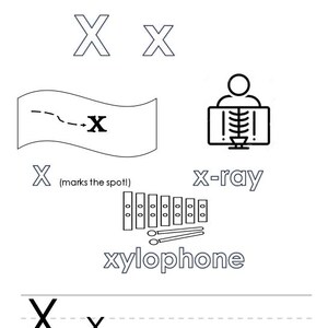 Kindergarten Alphabet Tracing Pages, Handwriting Practice for Kids ...