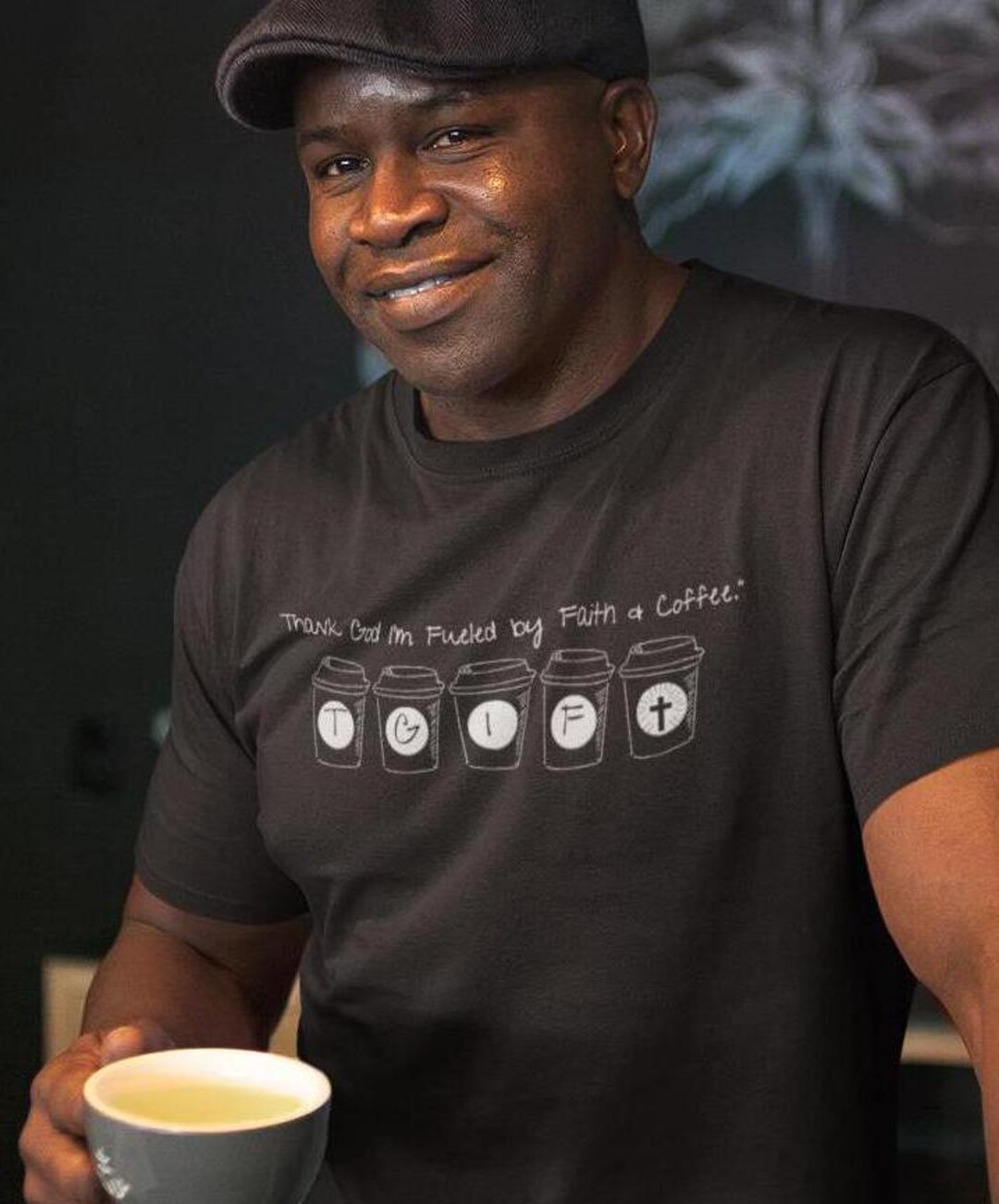 TGIF Christian Graphic Tee: Faith & Coffee Shirt - Etsy