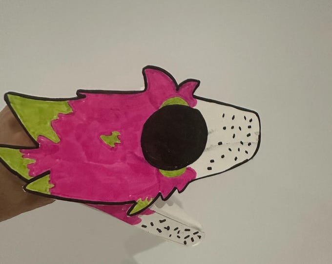 Totally Hand Made by a Kid , Paper Dragon . Hand Painted - Etsy