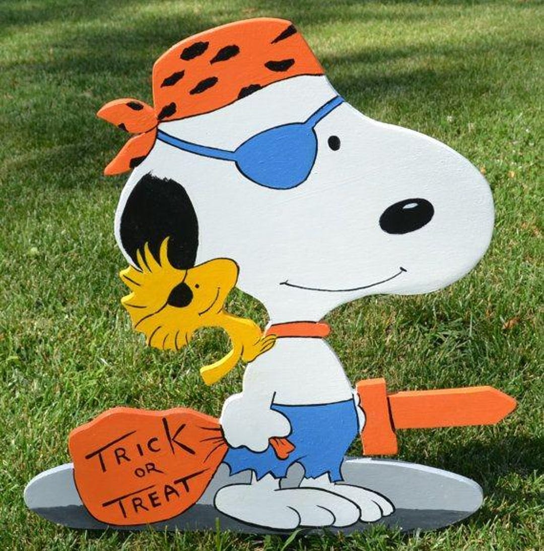Pirate Snoopy and Woodstock - Etsy